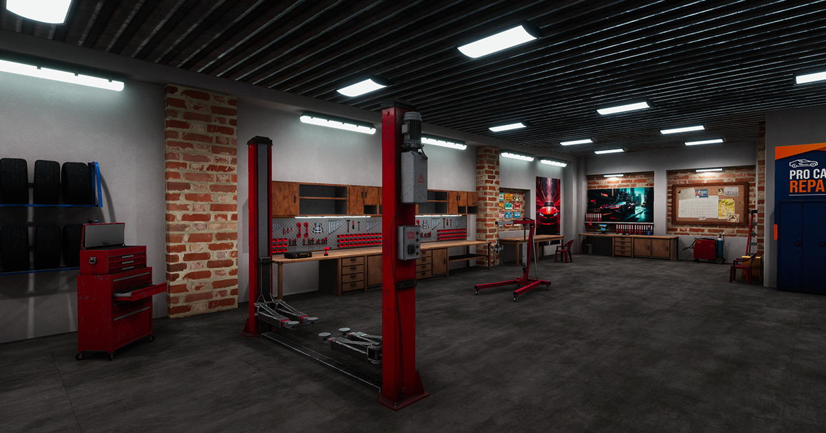 Car Garage Environment | 3D Urban | Unity Asset Store