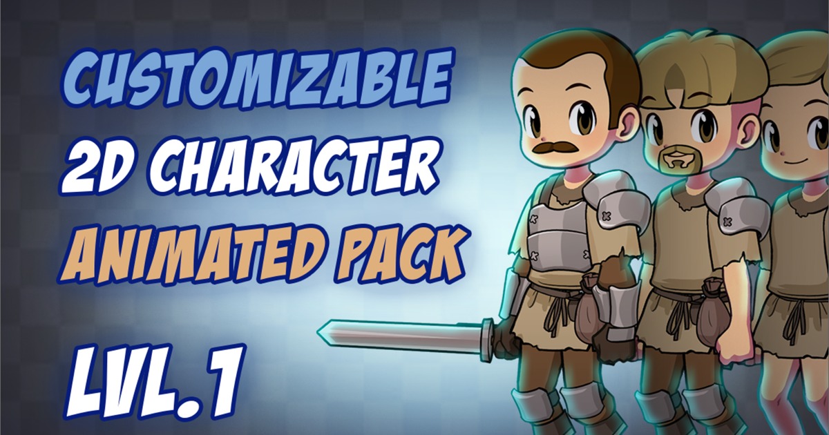 basic 2d animated medival character | 2D 角色 | Unity Asset Store