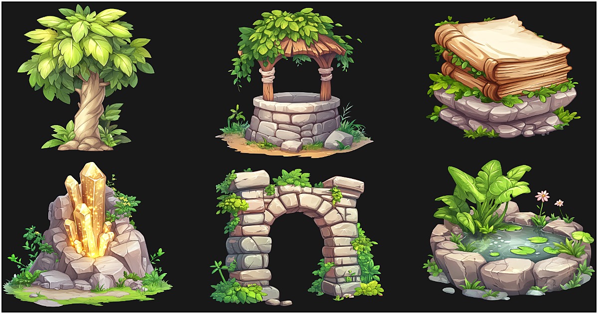 SPRITE - Fantasy Forest 2 | 2D 環境 | Unity Asset Store