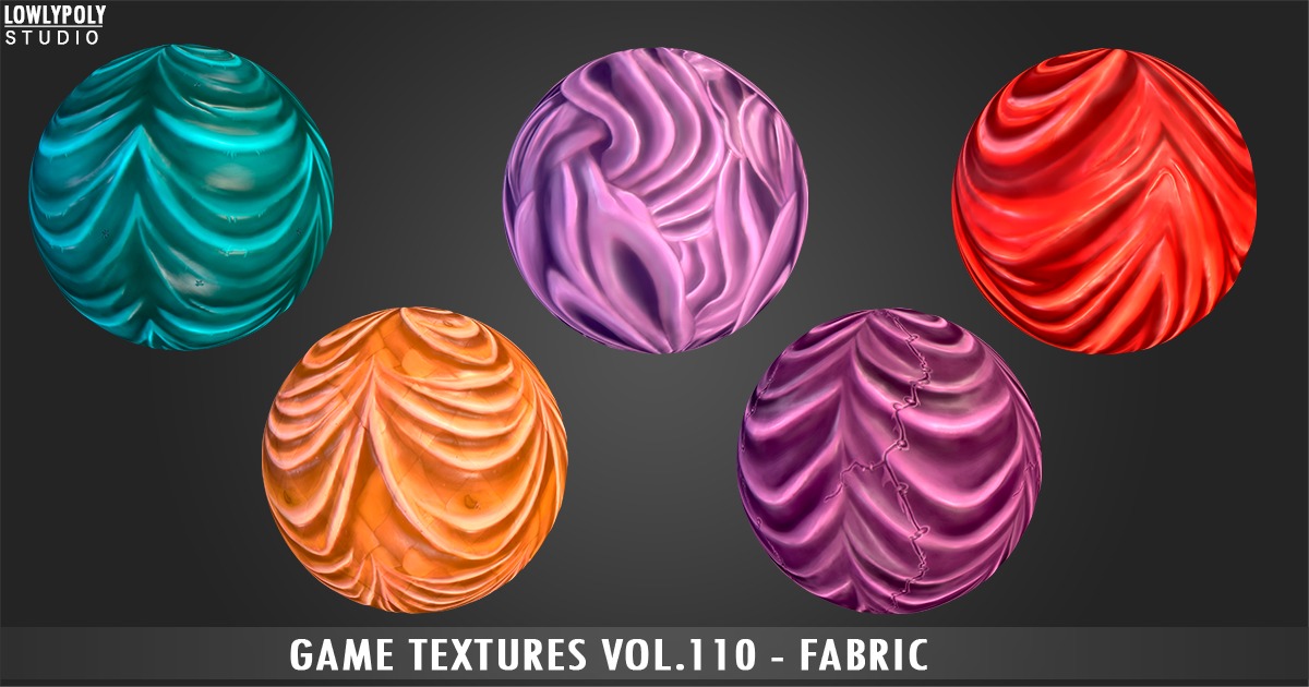 Stylized Fabric Vol.110 - Hand Painted Textures | 2D Fabric | Unity ...