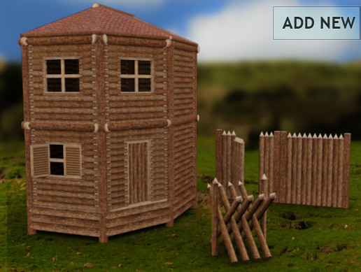 Construction for Log Houses | 3D 风景 | Unity Asset Store