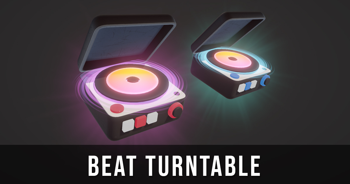 Beat Turntable | 3D Props | Unity Asset Store