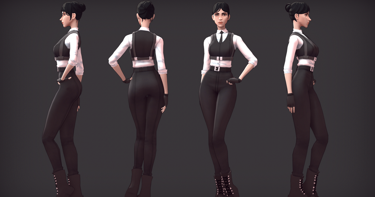 Detective Alice - 3D Stylized Humanoid Character | Characters | Unity ...
