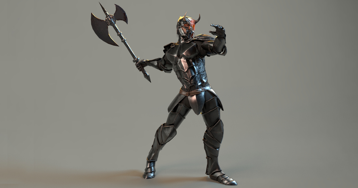 Warrior Heavy Dark Knight | 3D Characters | Unity Asset Store