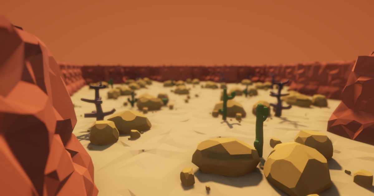 Low-Poly Desert Environment Pack | 3D Landscapes | Unity Asset Store