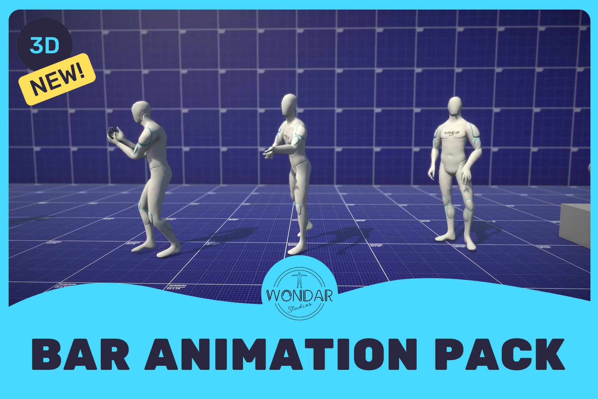 Italian Bar Animation Pack - Wondar Studios | 3D Animations | Unity ...