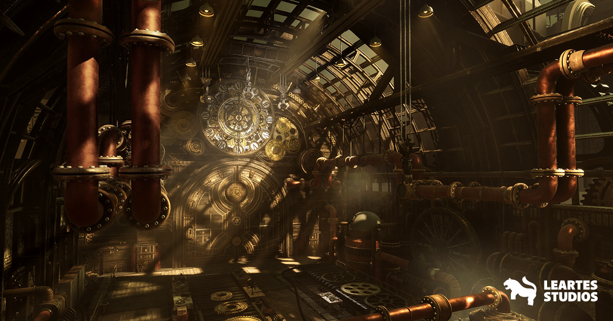 Steampunk Clock Factory Environment | 3D Environments | Unity Asset Store