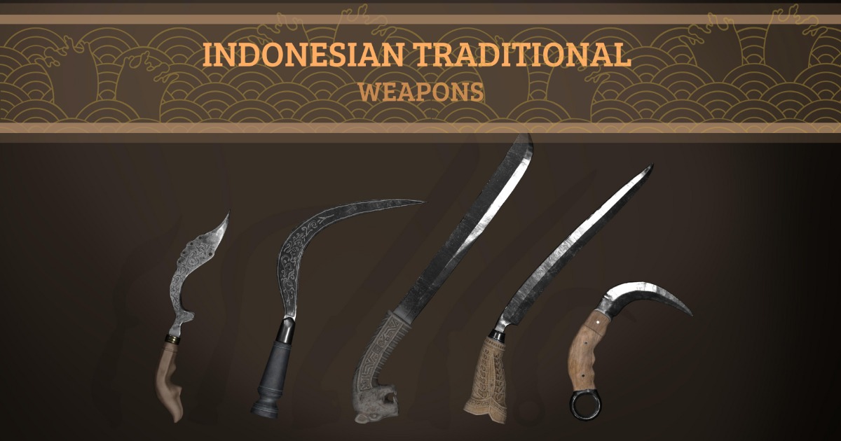Indonesian Traditional Weapons | 3D 武器 | Unity Asset Store