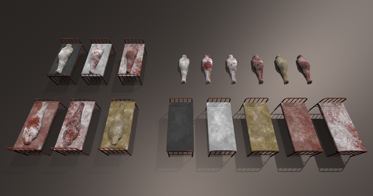 Dead Body Animated | 3D Creatures | Unity Asset Store
