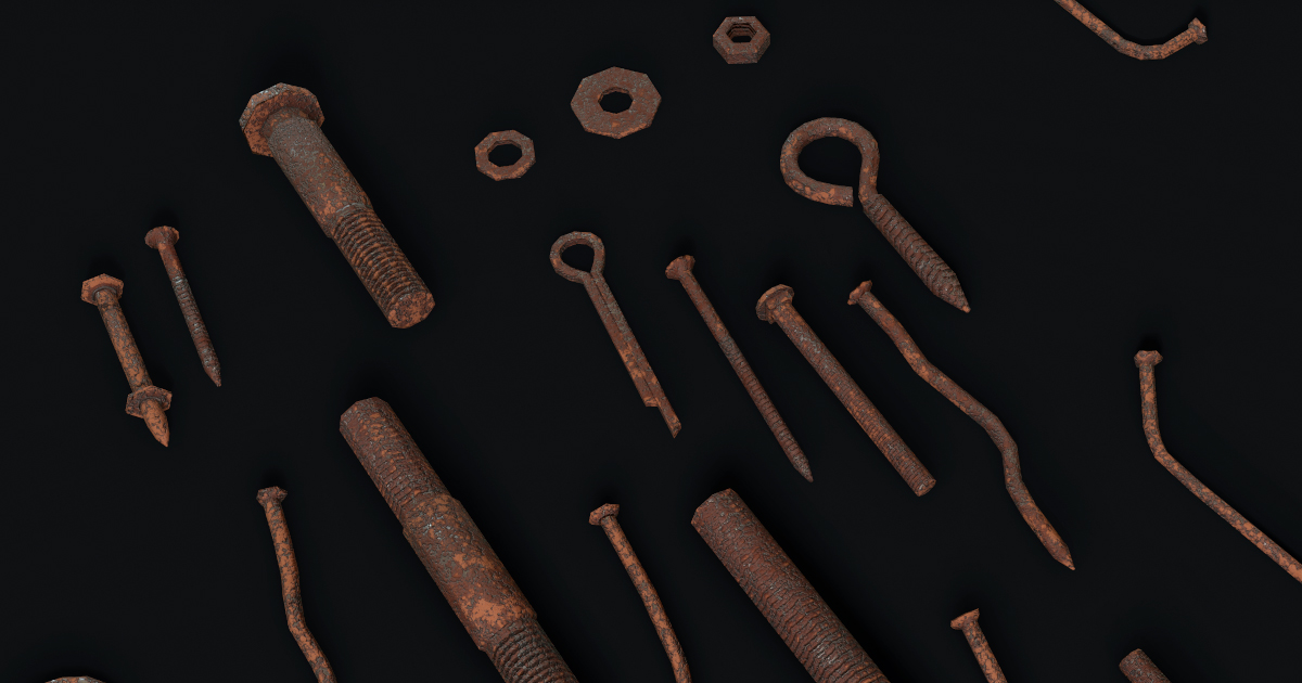 Metal Debris | 3D Props | Unity Asset Store