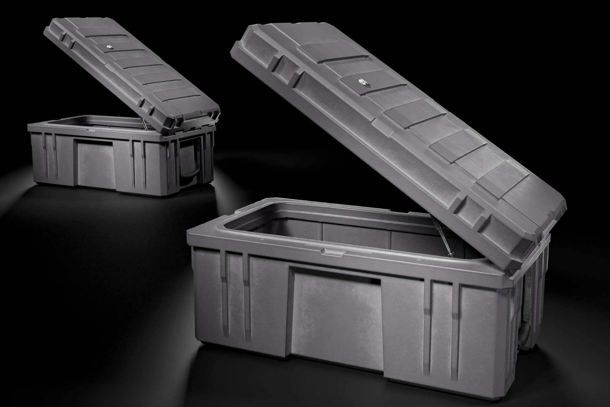 Travel/military box | 3D Interior | Unity Asset Store