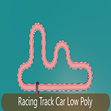 Racing Track Car - Low Poly