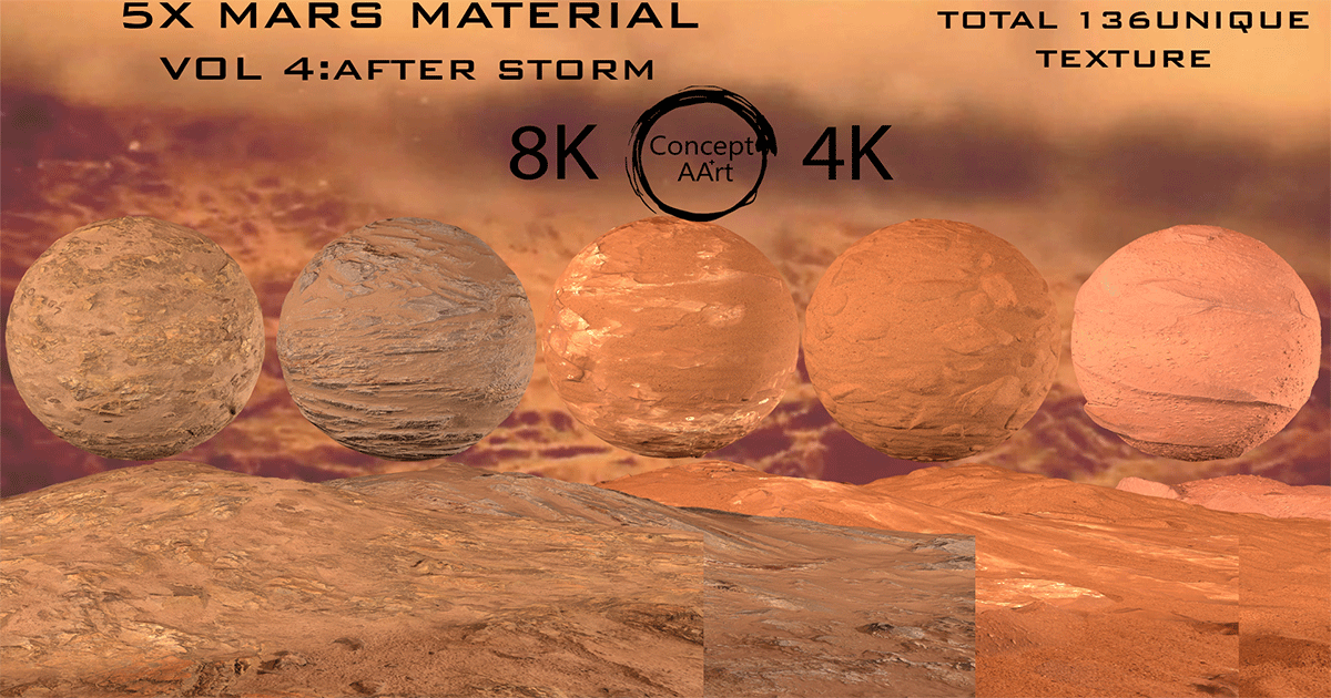 MARS VOL4:AFTER STORM | 2D Textures & Materials | Unity Asset Store