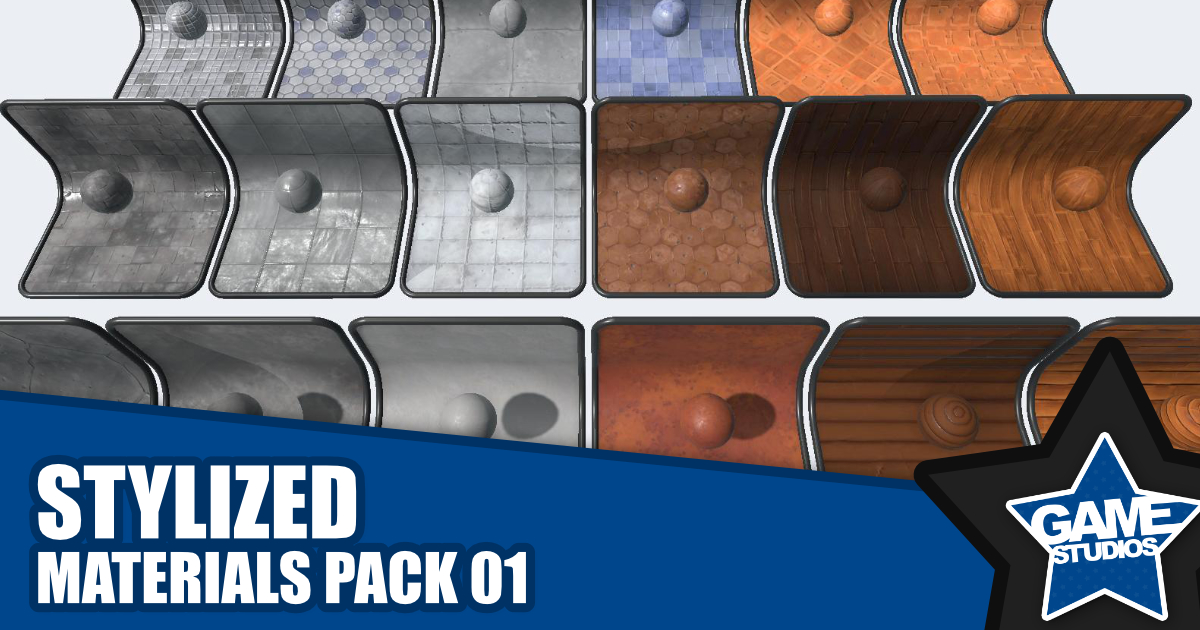 Stylized Materials Pack 01 | 2D 텍스처 및 소재 | Unity Asset Store