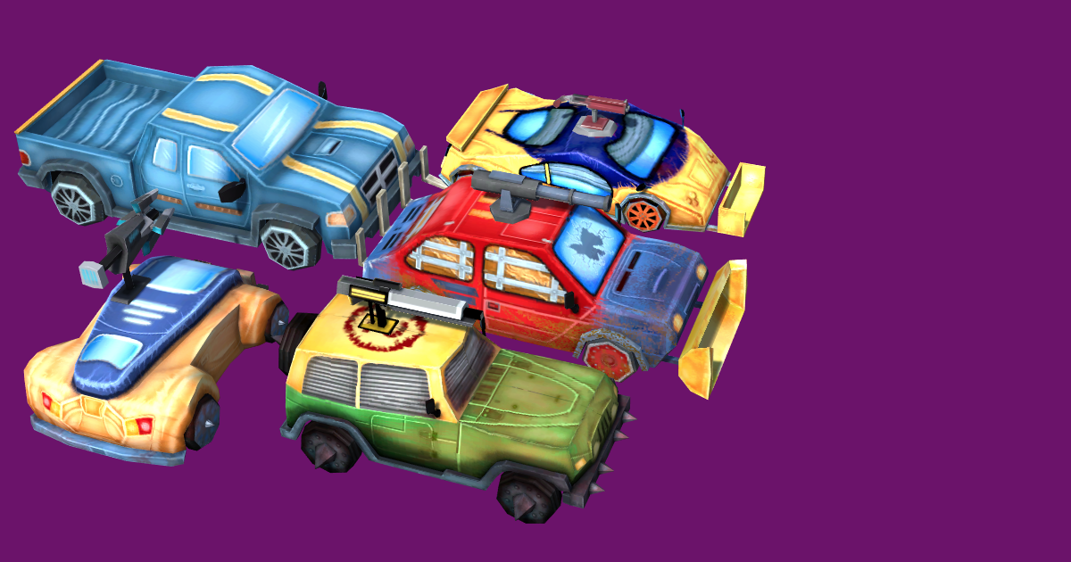 Zombie Cars And Weapons Pack | 3D Land | Unity Asset Store