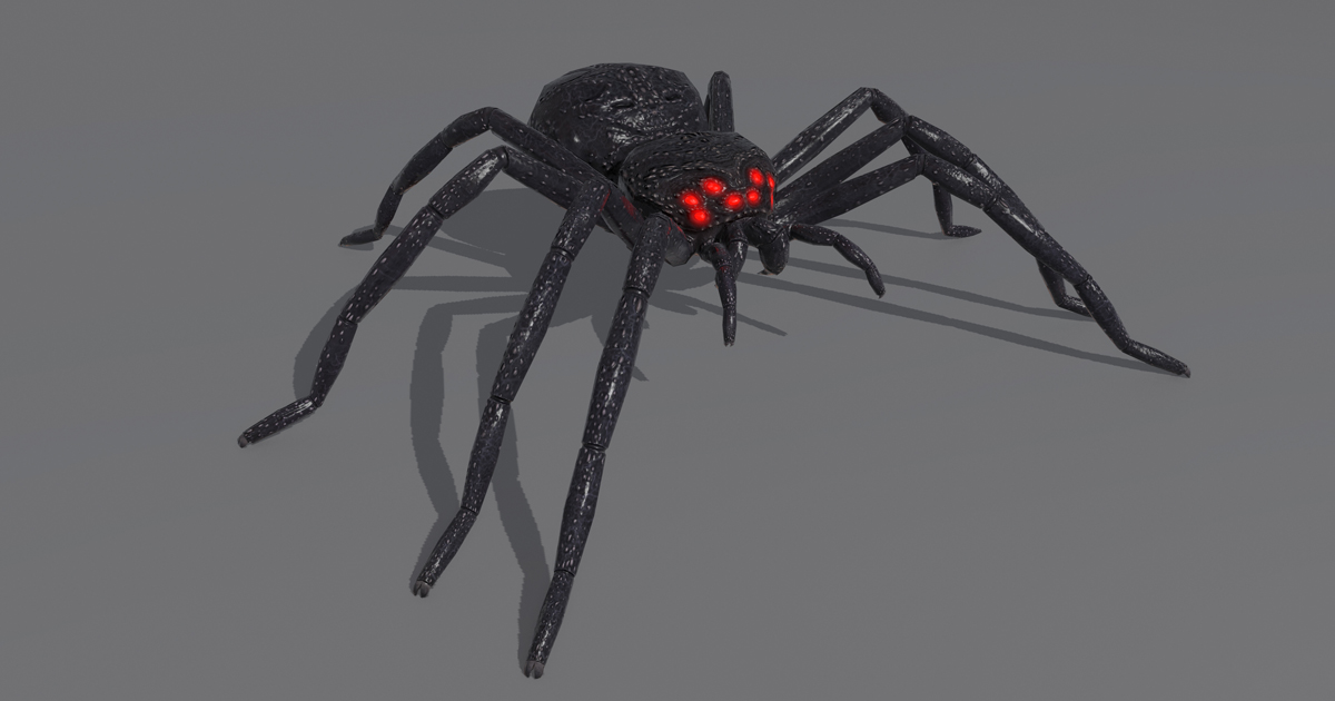 DARKNESS SPIDER | Characters | Unity Asset Store