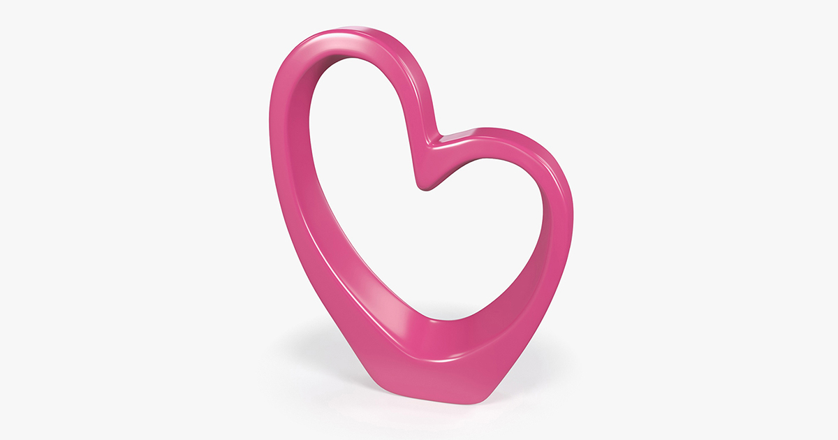 Heart Sculpture Interior Decor | 3D Furniture | Unity Asset Store