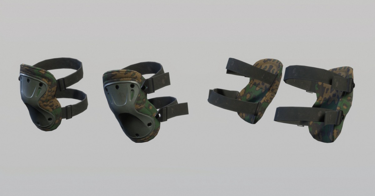 Tactical knee pads C | Props | Unity Asset Store