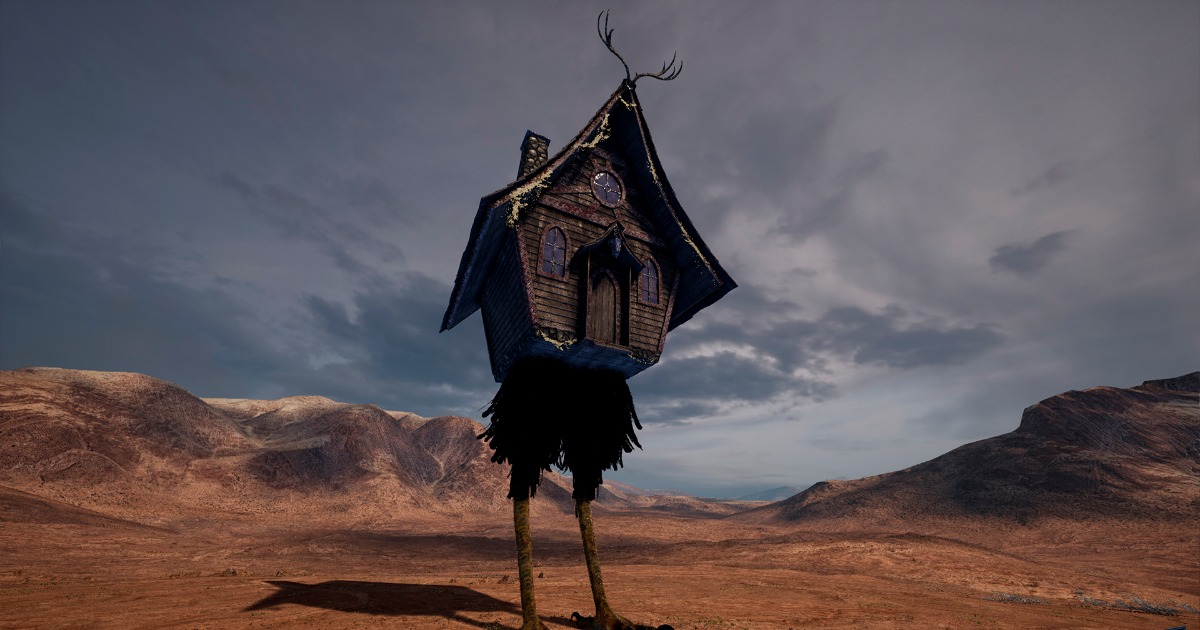 Scary house on chicken legs | 3D Creatures | Unity Asset Store