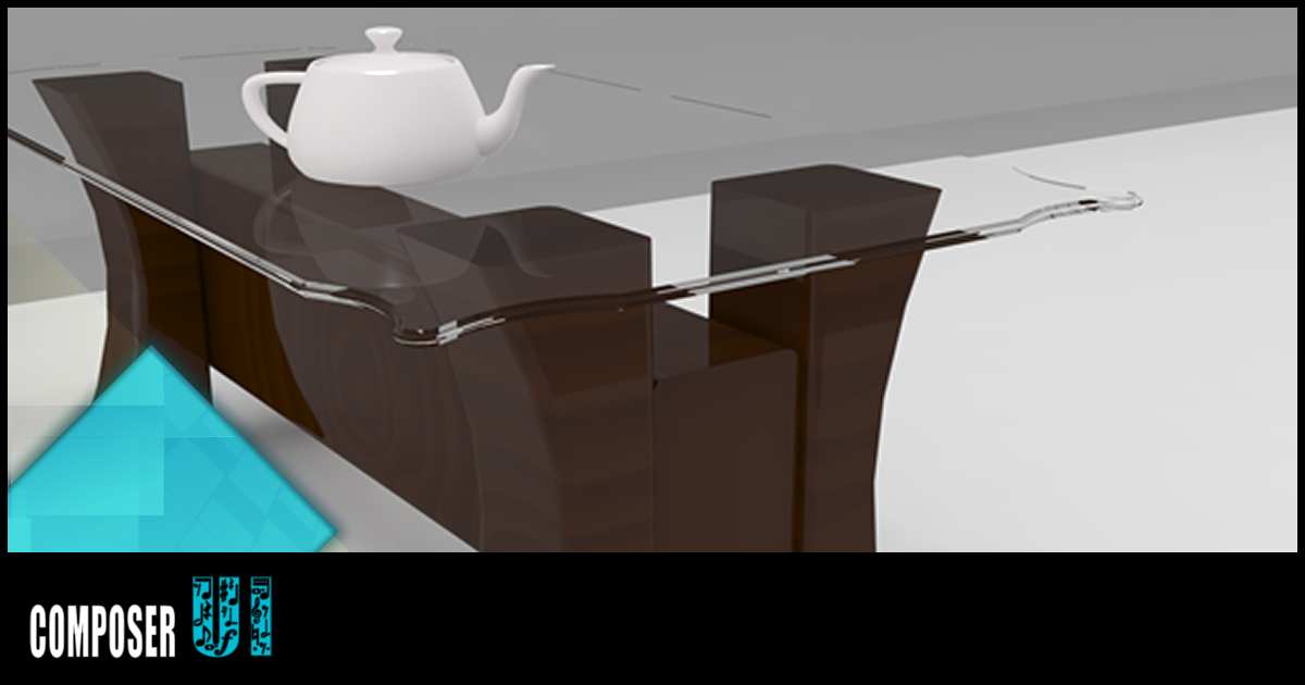 Simple Table Glass | 3D Furniture | Unity Asset Store