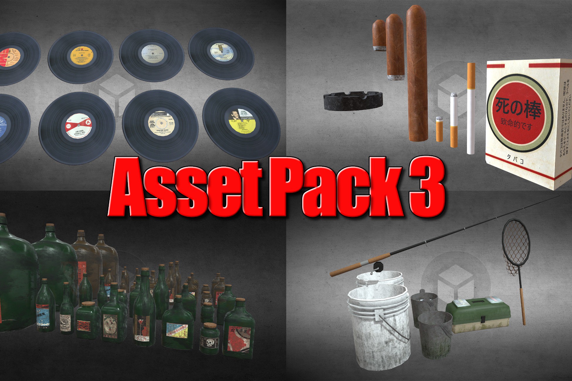 Asset Pack 3 3d Props Unity Asset Store