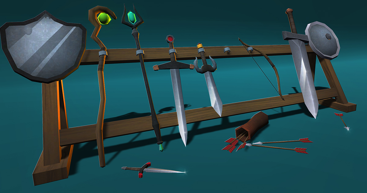 FREE Cartoon Weapon Pack - Mobile/VR | 3D Weapons | Unity Asset Store