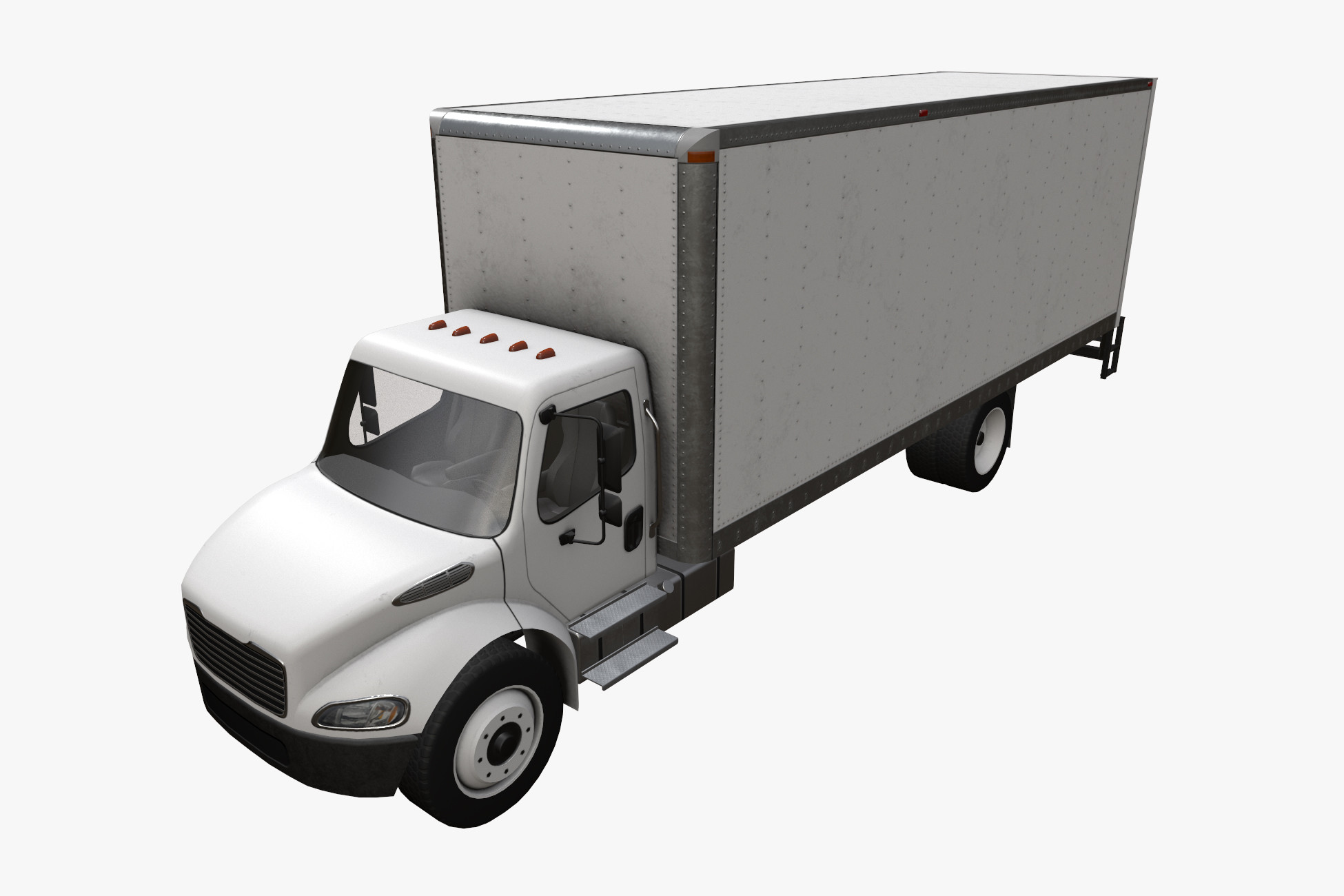 Truck Box Van (324) | 3D Land | Unity Asset Store