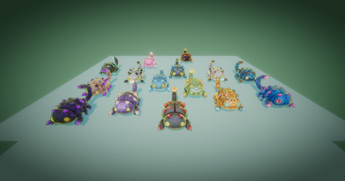 Flareback - Stylized Fantasy Monster (Rig + Animation) – PixeliusVita ...