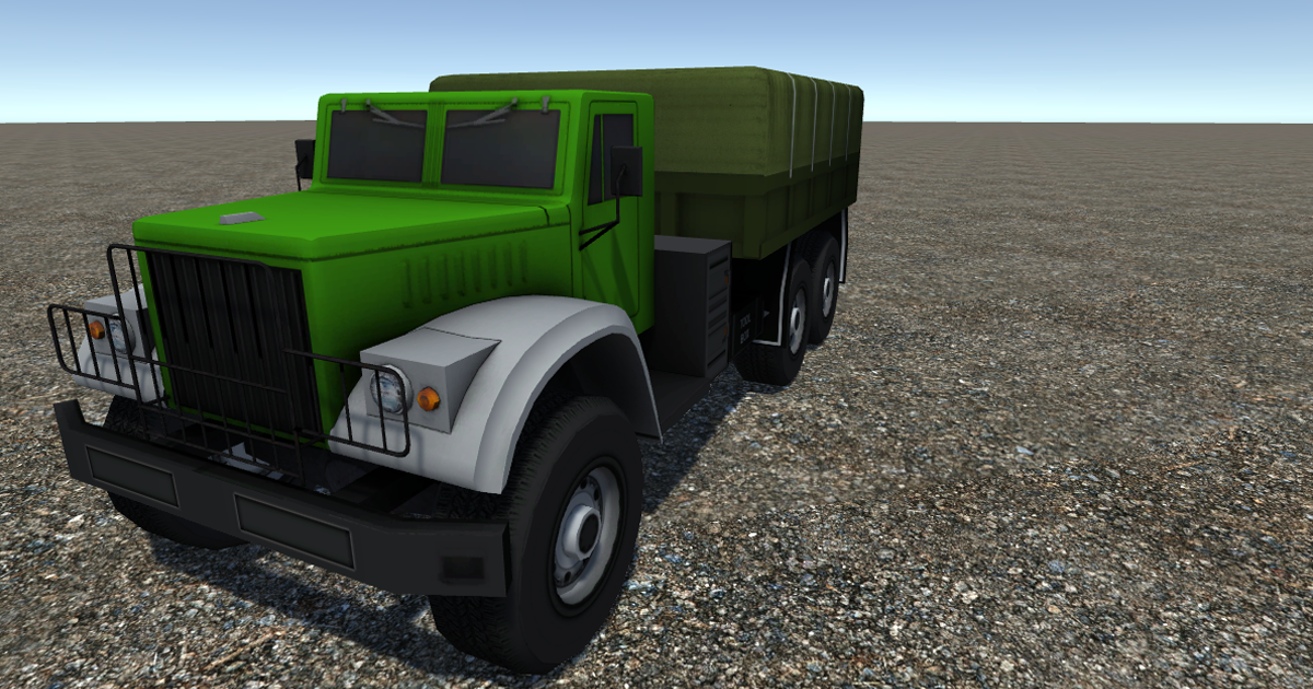 Industrial Cargo Truck 3 | 3D 車両 | Unity Asset Store