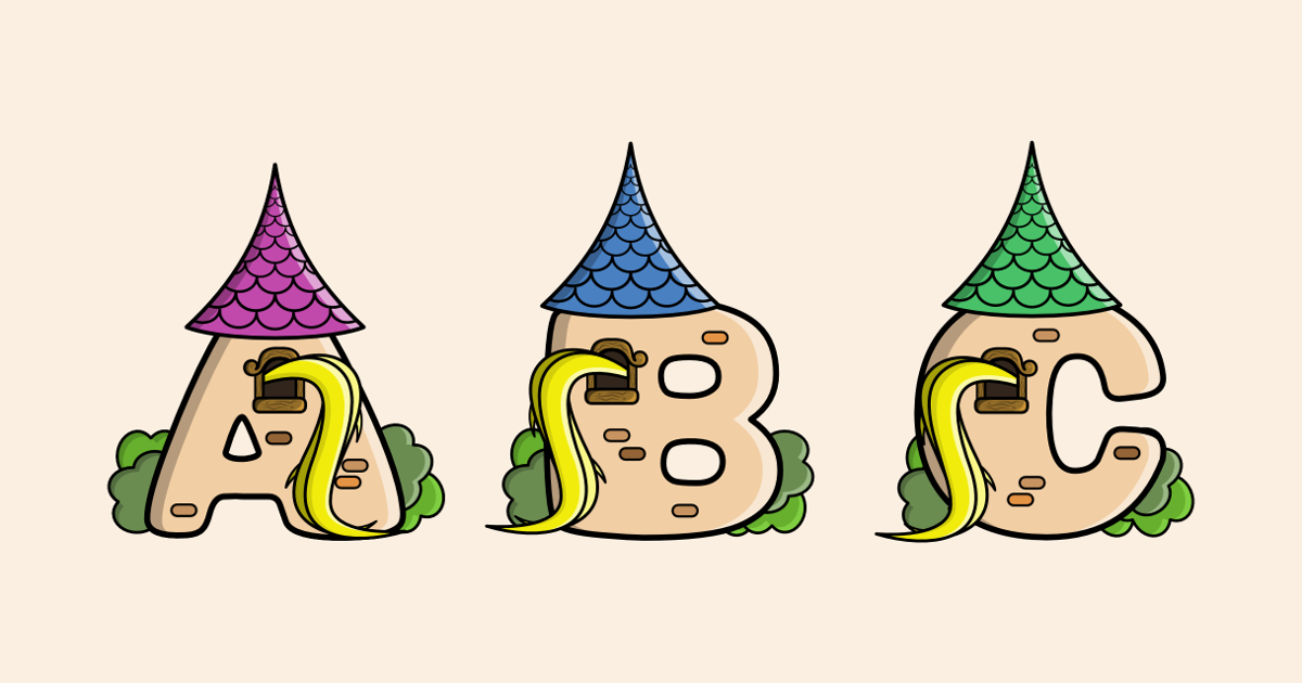 Assets For Children´s Games - The Tower Alphabet | 2D Characters ...