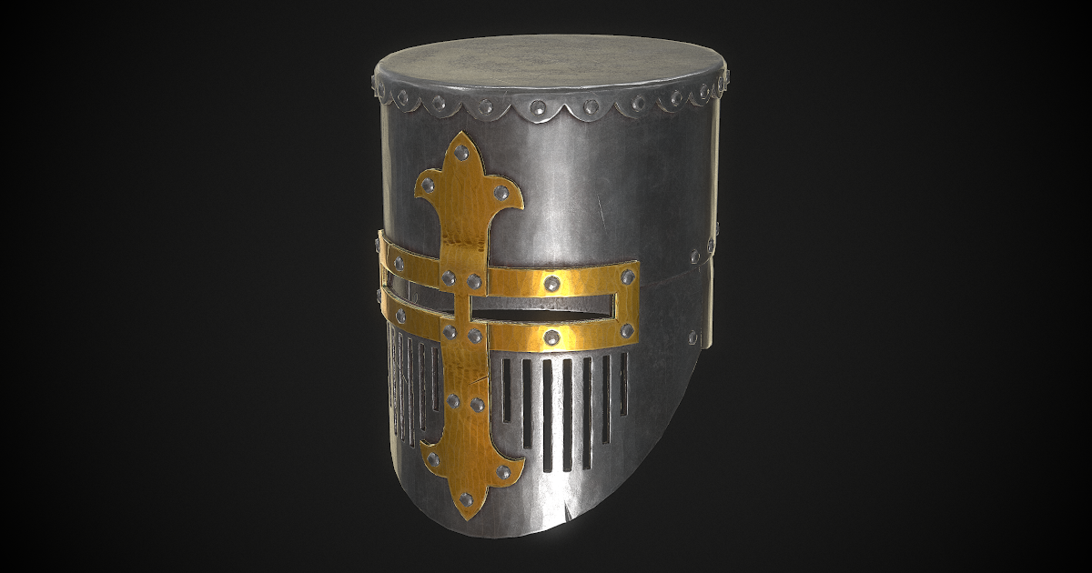 Knight Helmet 01 | Props | Unity Asset Store