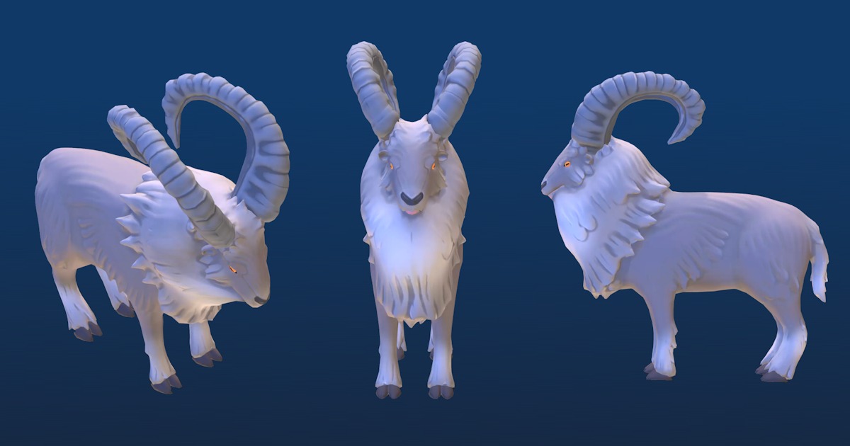 Stylized Ibex | Animations & Icons | Characters | Unity Asset Store