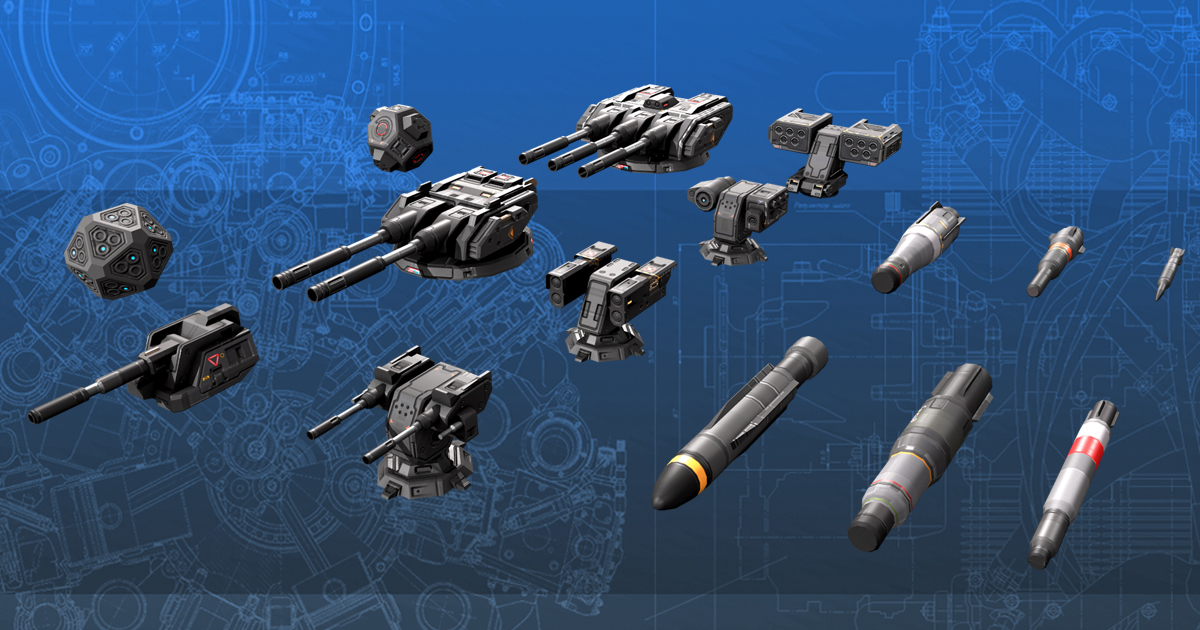Weapons Spaceships Pack | 3D Space | Unity Asset Store