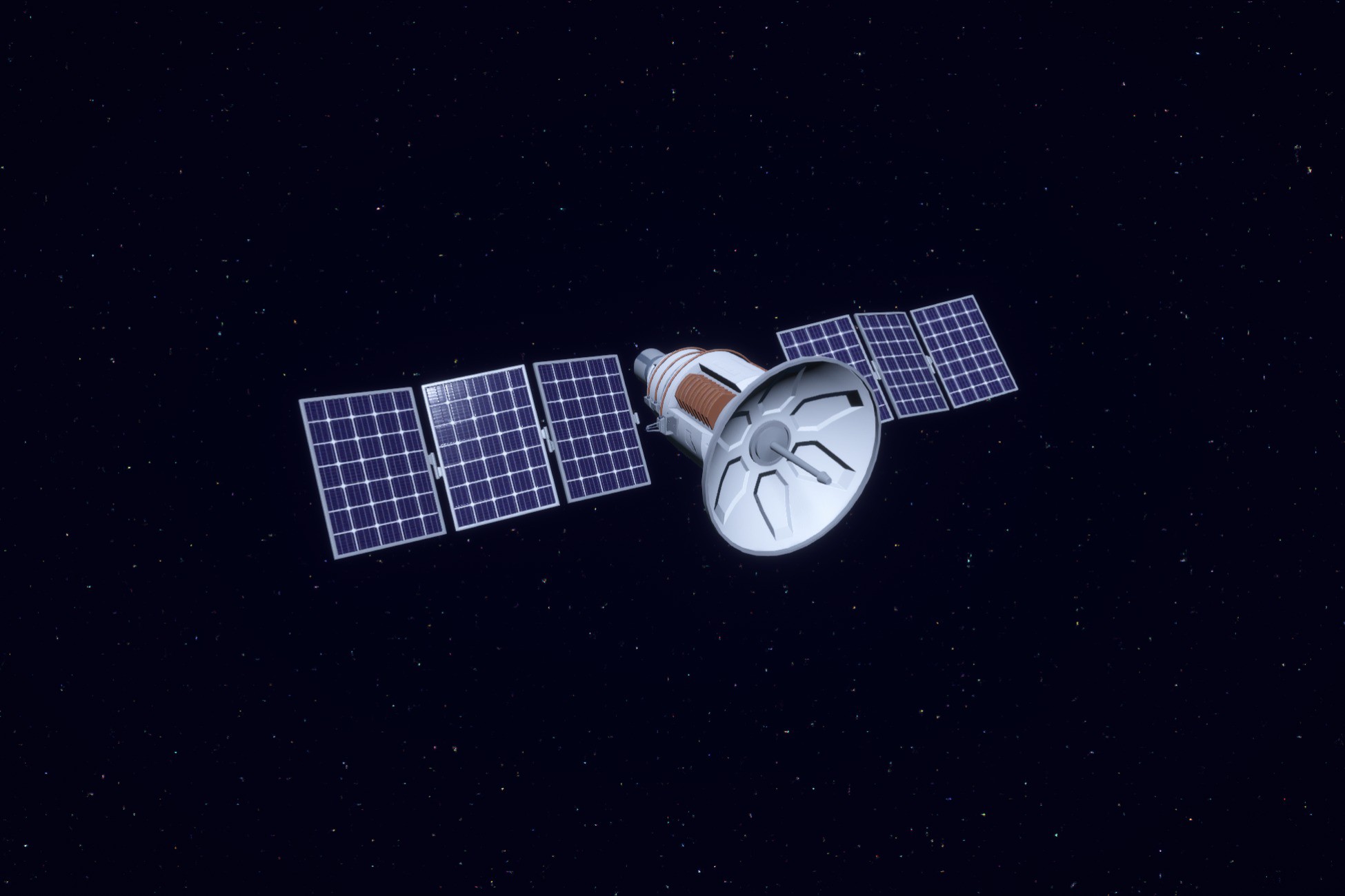 Animated Sci-Fi Satellite | 3D Space | Unity Asset Store