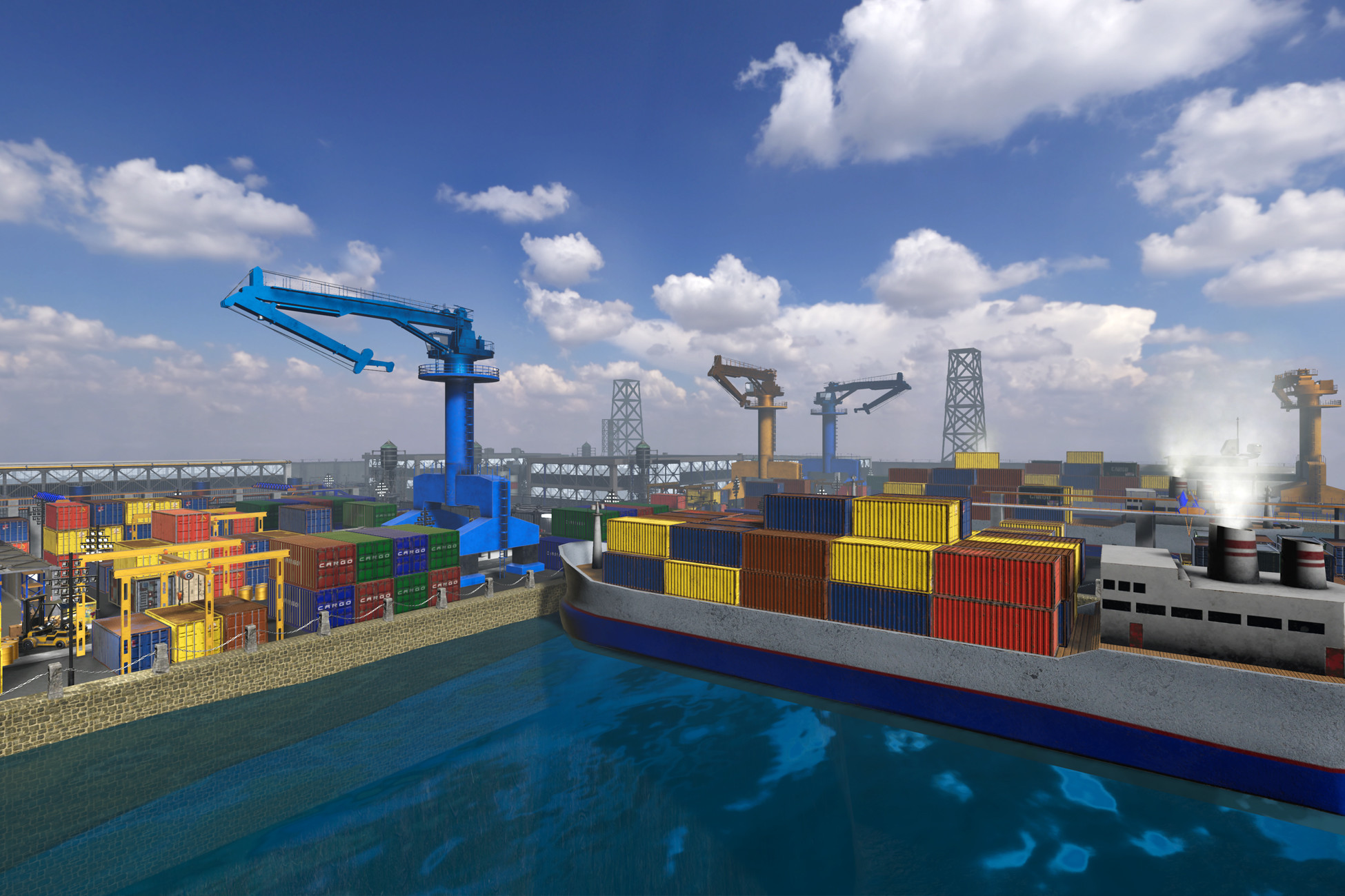Modular Port (URP) | 3D Industrial | Unity Asset Store