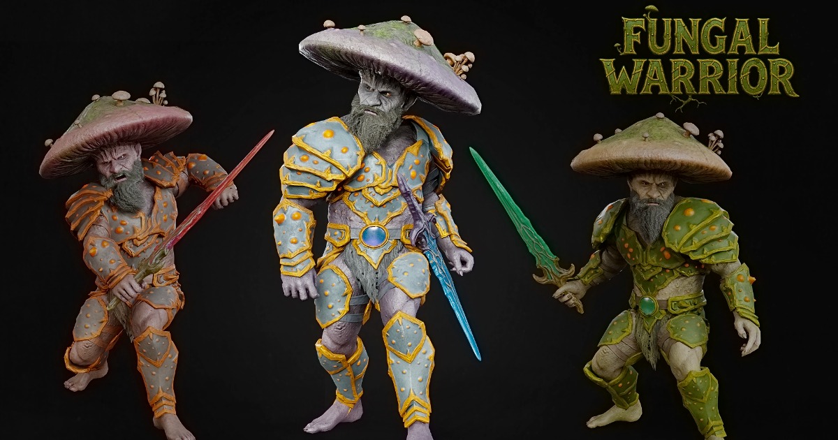 Fungal Warrior | 3D Characters | Unity Asset Store