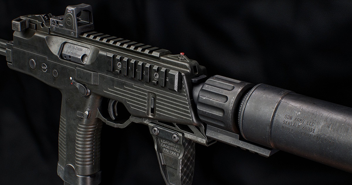 SOW MP9 SMG - Models and Textures | 3D Guns | Unity Asset Store
