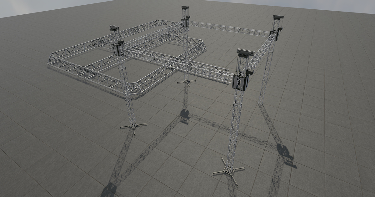 Modular Truss | 3D Props | Unity Asset Store