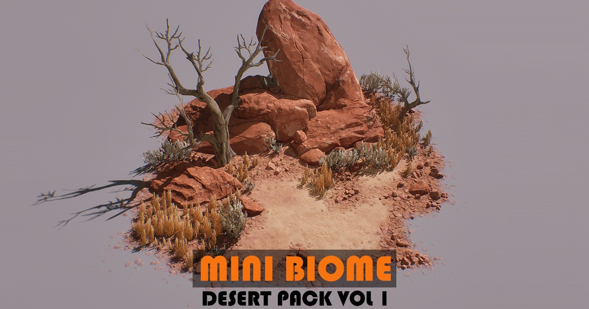 MiniBiome_Desert_Pack_Vol.1 | 3D Environments | Unity Asset Store