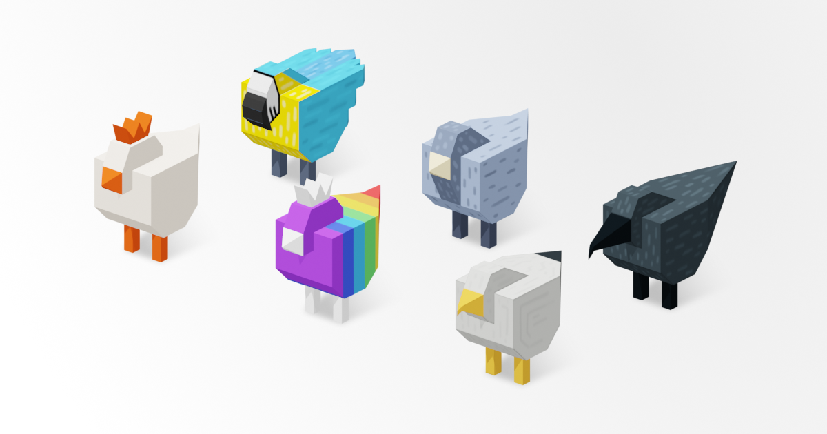 3D Birds Prototype Pack | 3D 소품 | Unity Asset Store