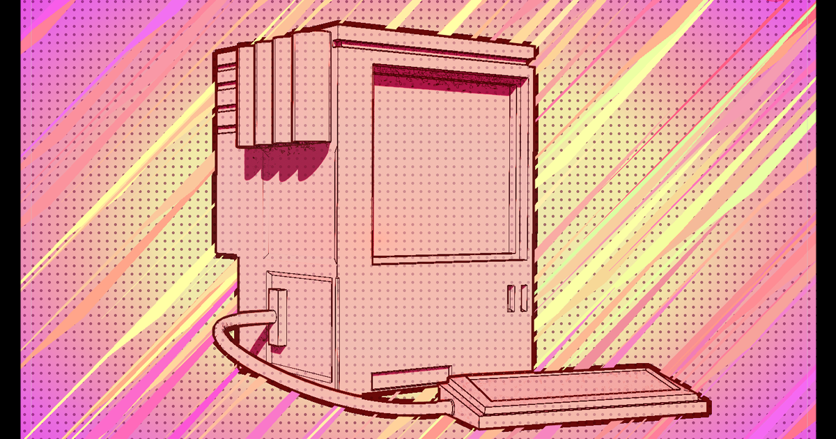 Low Poly Retro PC | 3D Electronics | Unity Asset Store