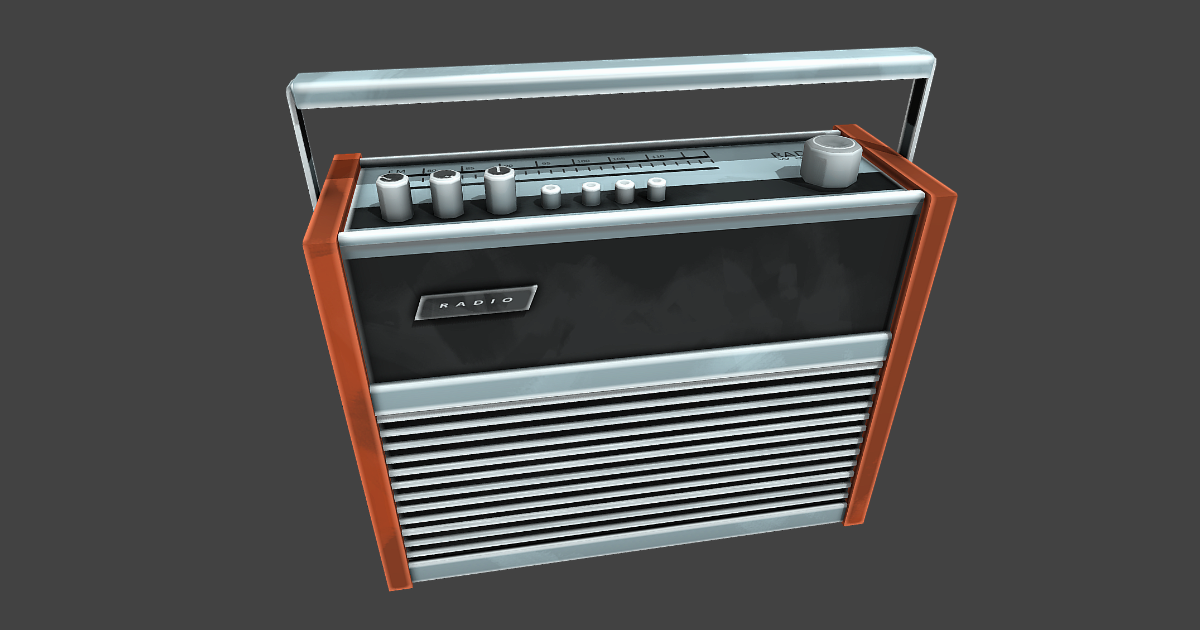 Radio 60s [Retro Electronics] | 3D Electronics | Unity Asset Store