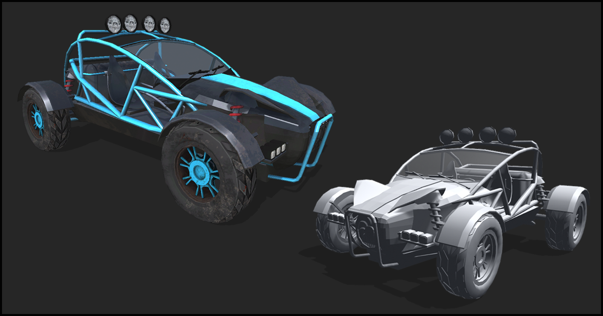Ariel Nomad Buggy Vehicle | 3D Land | Unity Asset Store