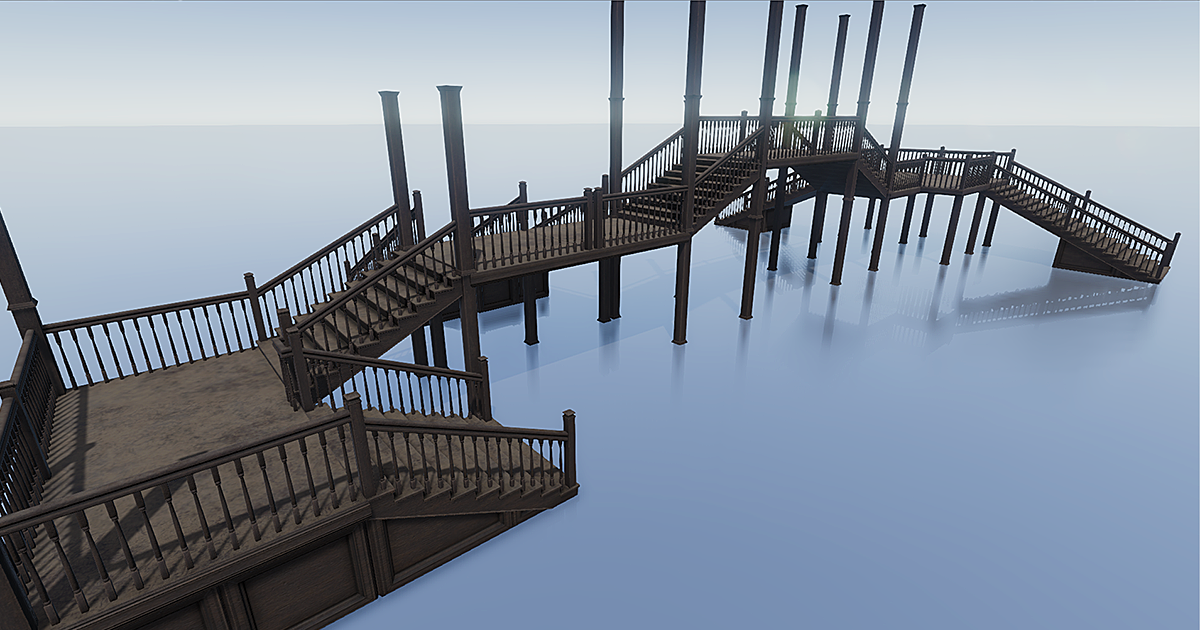 House Structure - Staircase | 3D Interior | Unity Asset Store