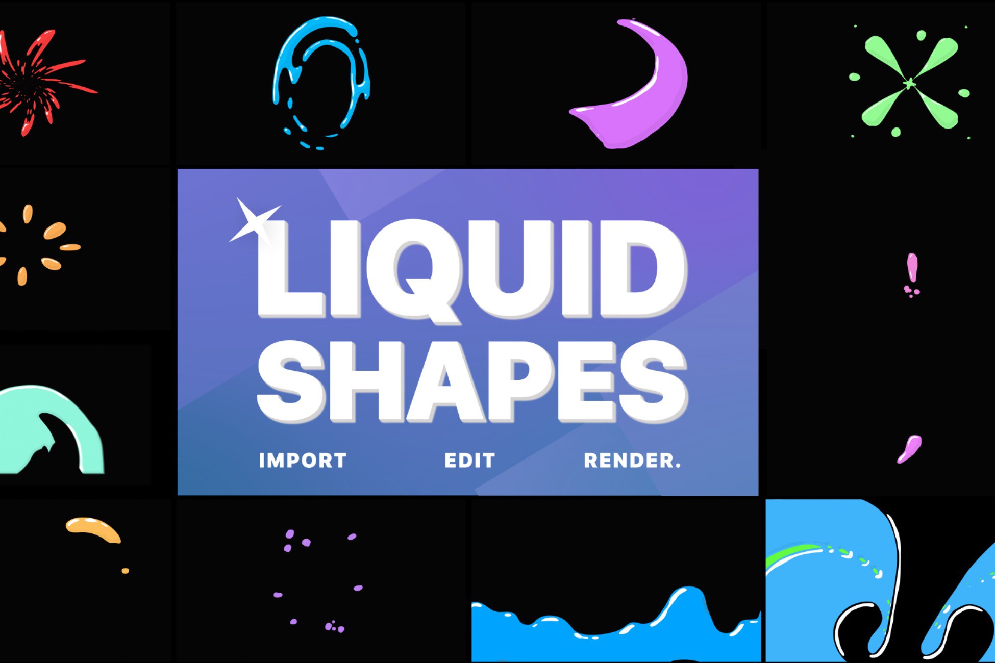 Liquid Shapes 01 | 2D Textures & Materials | Unity Asset Store