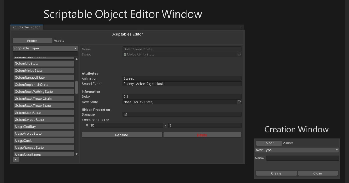 Scriptable Object Editor 实用工具 工具 Unity Asset Store