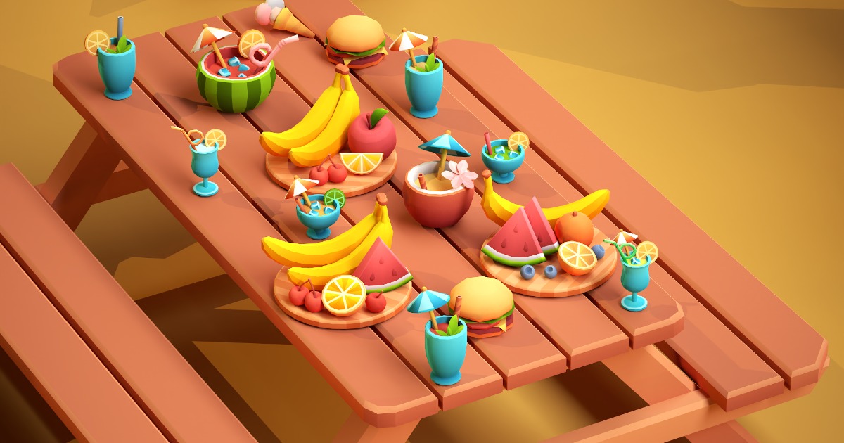 Stylized beach pack | 3D Environments | Unity Asset Store