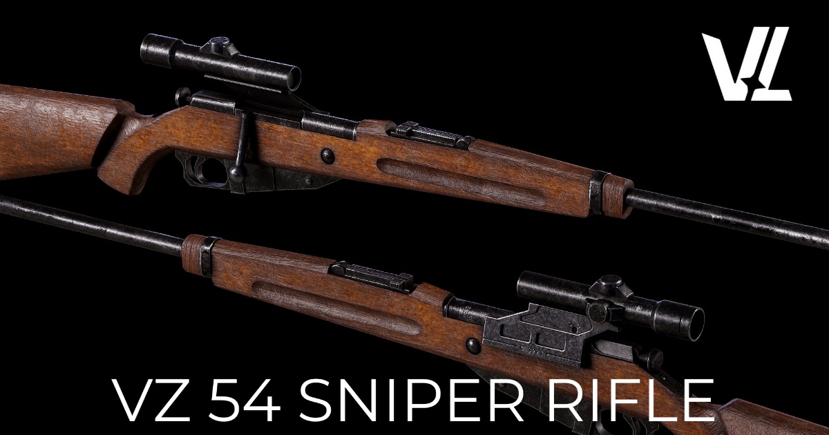 VZ 54 Sniper Rifle | 3D Weapons | Unity Asset Store