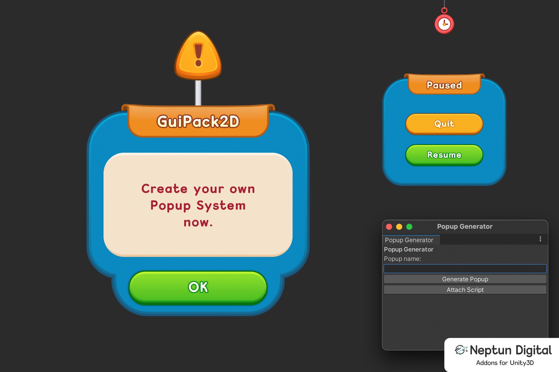 GUIPack2DFree - Simple Popup System | Utilities Tools | Unity Asset Store