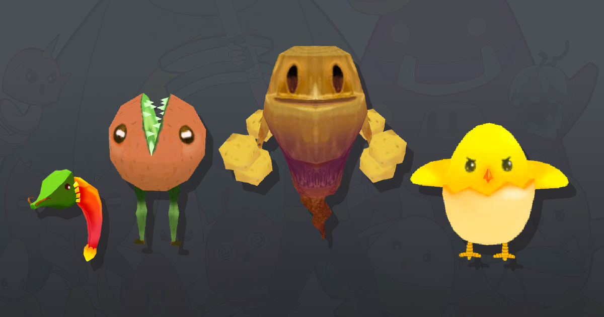Food Monsters Character and Animation Pack 1 | 3D Characters | Unity ...